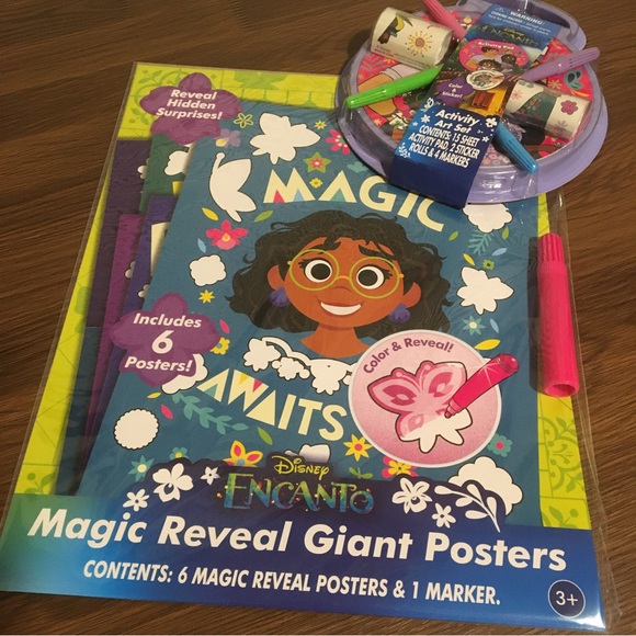 Disney | Toys | Encanto Magic Reveal Poster And Activity Set | Poshmark